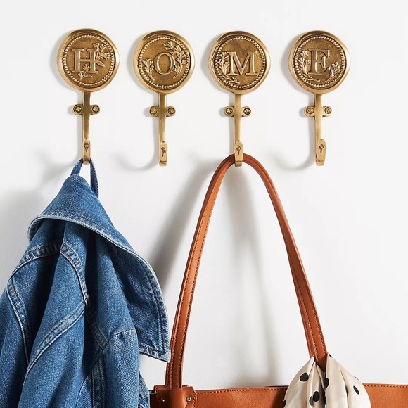 Anthropologie | Wall Decor | Louisa Monogram Hooka | Poshmark